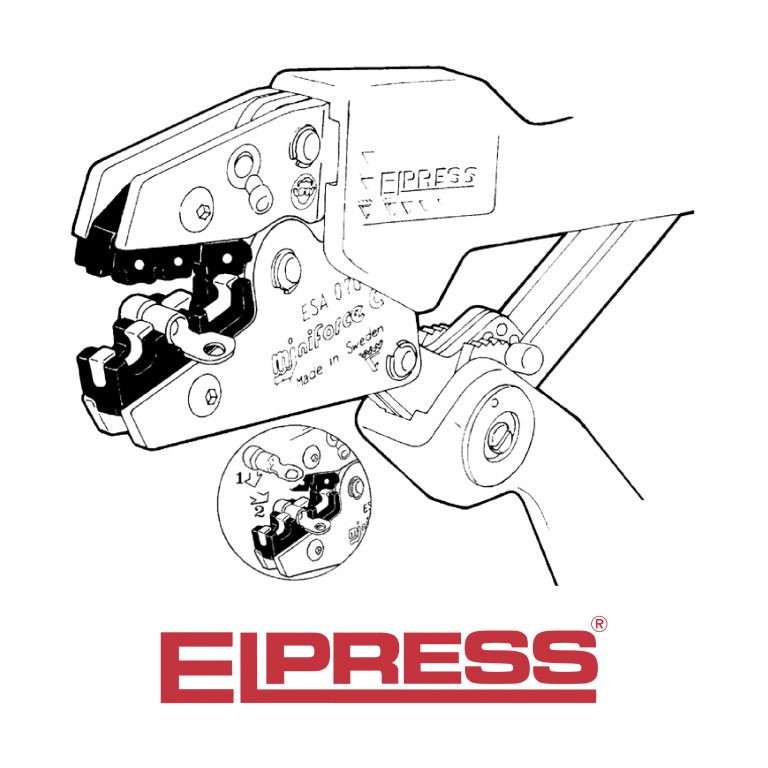 Elpress GSA0760C Miniforce Crimping Tool (0.5-6mm²)