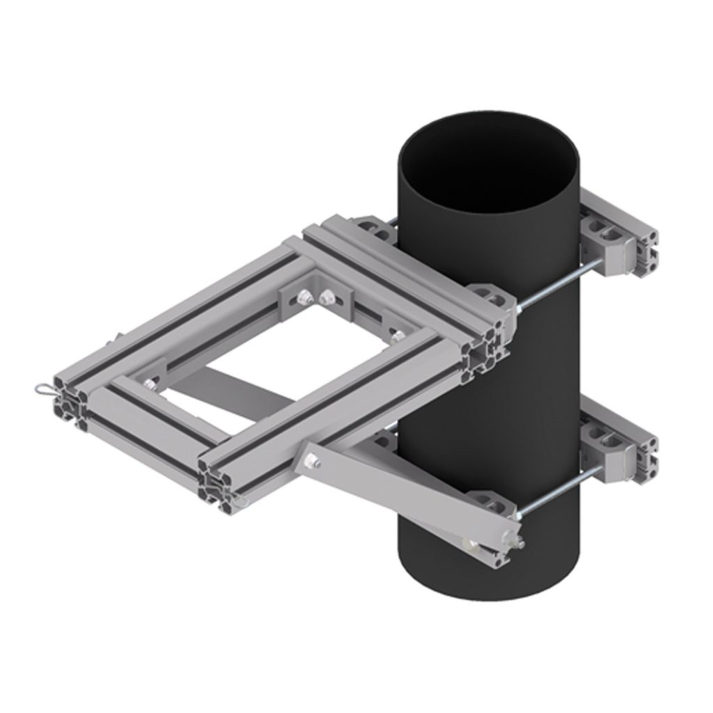 Cue Dee Shelf with Pole Kit Large - 2981 - E-Tech Components