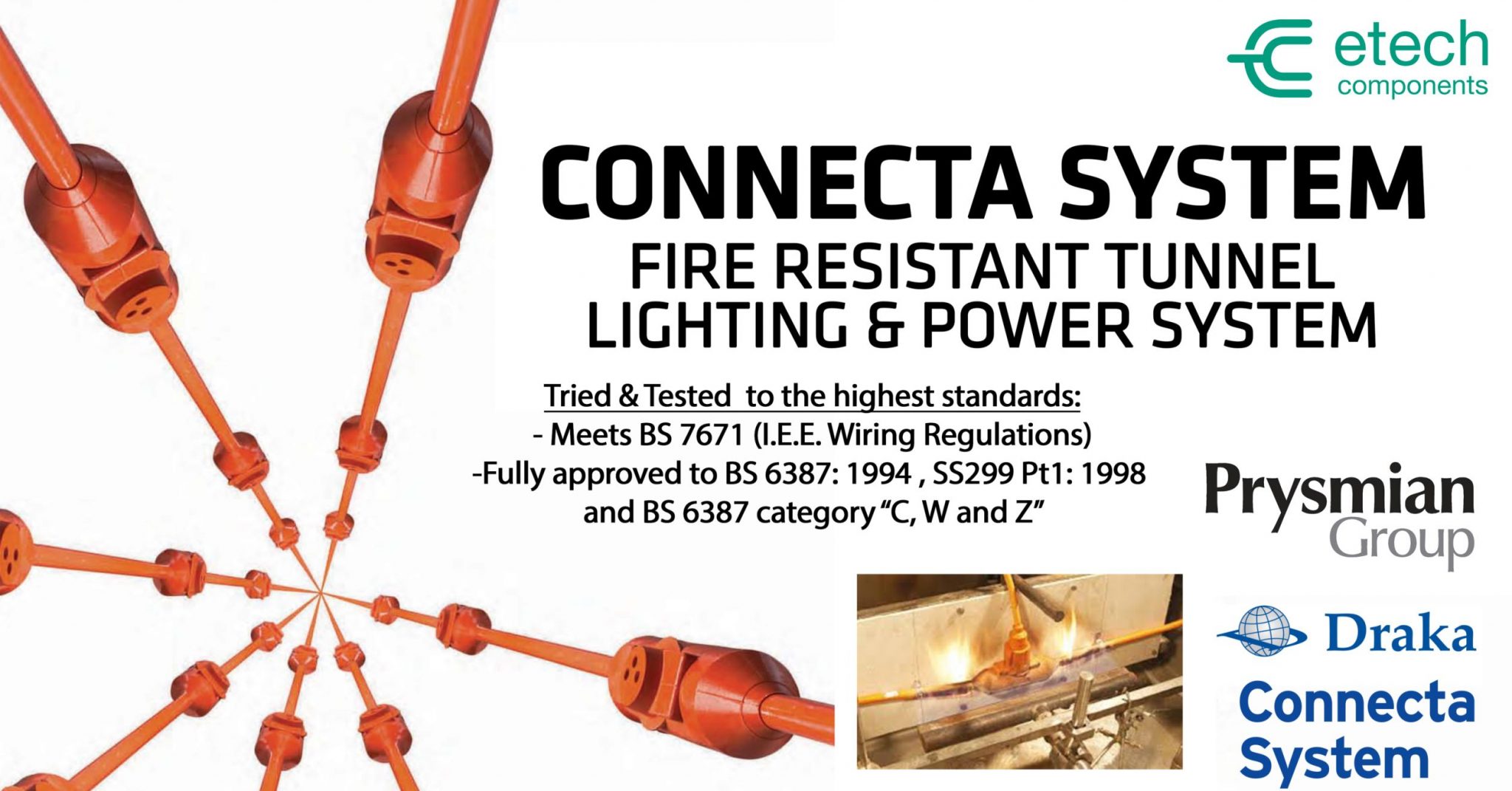 Connecta Fire Resistant Tunnel Lighting & Power System - Prysmian ...