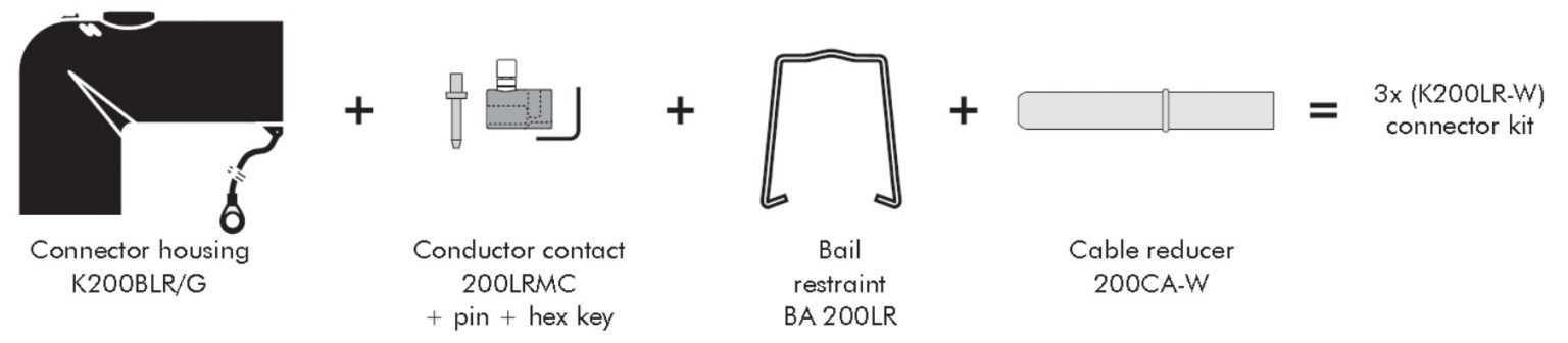 Nexans Euromold 200LR Separable Elbow Connector - E-Tech Components