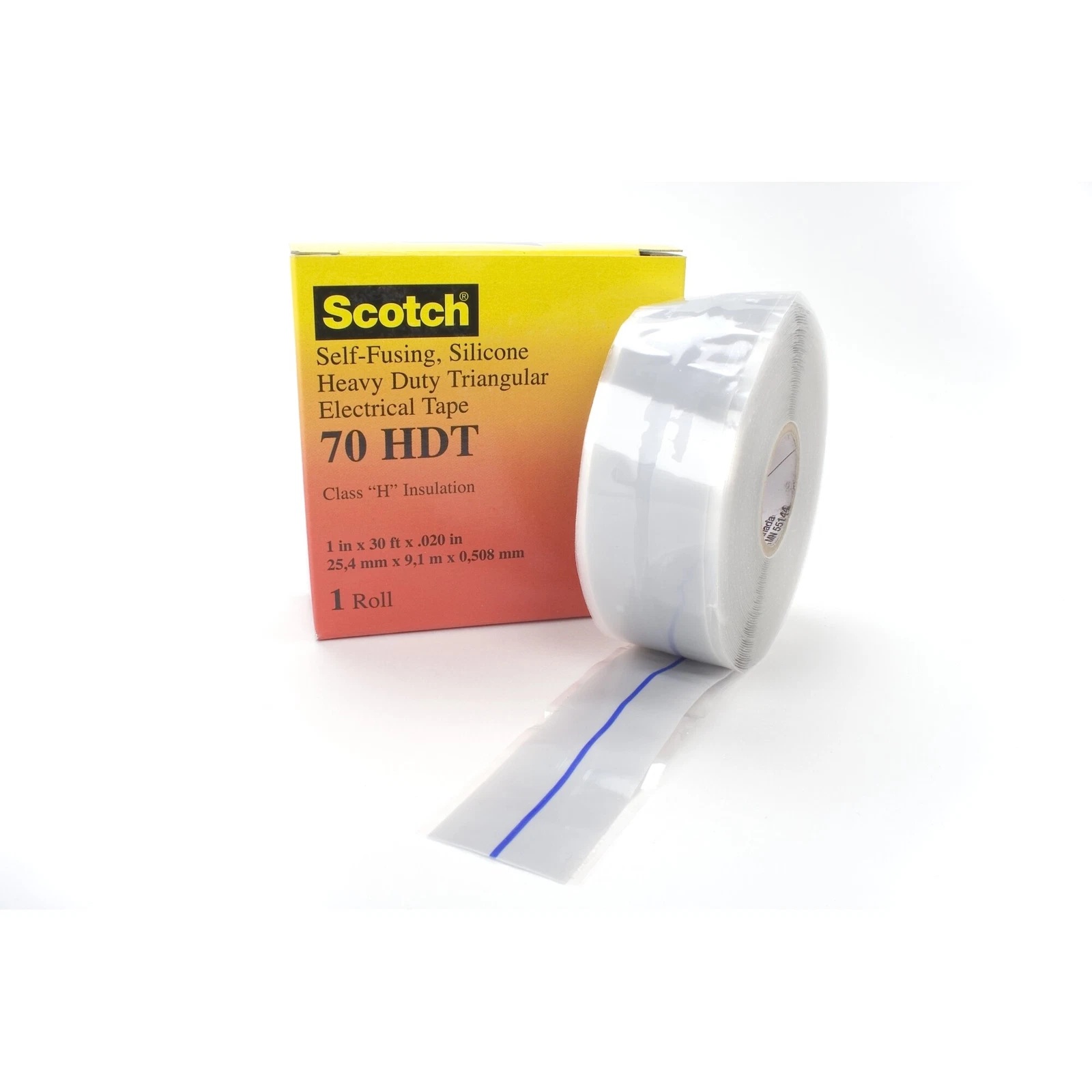 3M 70 HDT Scotch Self-Fusing Silicone Rubber Electrical Tape